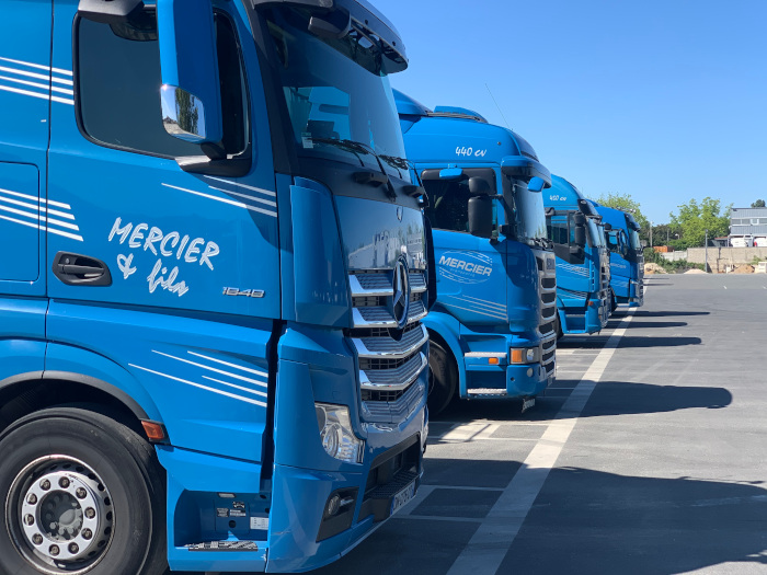 Transport par benne, transport en marchandies, ... - Mercier & Fils